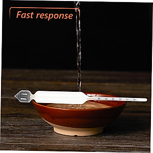 OKUMEYR Lactometer Milk Hydrometer for Measure Liquid Hydrometer Kitchen Kit Hydrometer Test Kit Hydrometer for Indoor Measure Tool Measure Supply Kitchen Hydrometer Transparent Glass