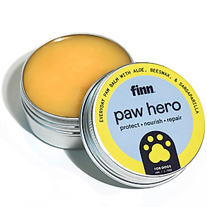 Finn Paw Hero | Natural Revitalizing Dog Paw Balm | Protect, Nourish & Repair from Winter, Snow, Damage, and Dryness - 1.75 oz