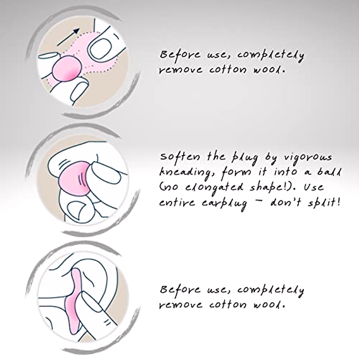 Ohropax Wax Ear Plugs Qty 3 Boxes - Total of 36 Ear Plugs with Free Yellow 6 Compartment Box