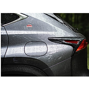 Schitt Swag Creek Small Magnet - Rosebud Hotel Logo - 2.7" by 1`.4" - David, Alexis, Johnny & Moira - Perfect for The Refrigerator, Dorm, Garage, Locker, Vehicle and More! (Small 2.7" by 1.4")