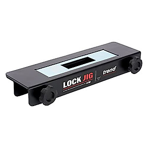 Trend Lock Jig Kit for Routing Face-Plate Recess and Mortise, LOCK/JIG