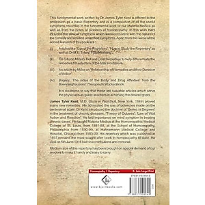 Repertory of the Homeopathic Materia Medica (Medium Reperetory Edn)