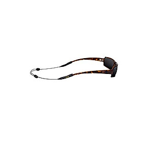Cablz Skinnyz Original Eyewear Retainer | Black Stainless Cable Eyewear Retainer Strap | 14 inch - Extra Small End
