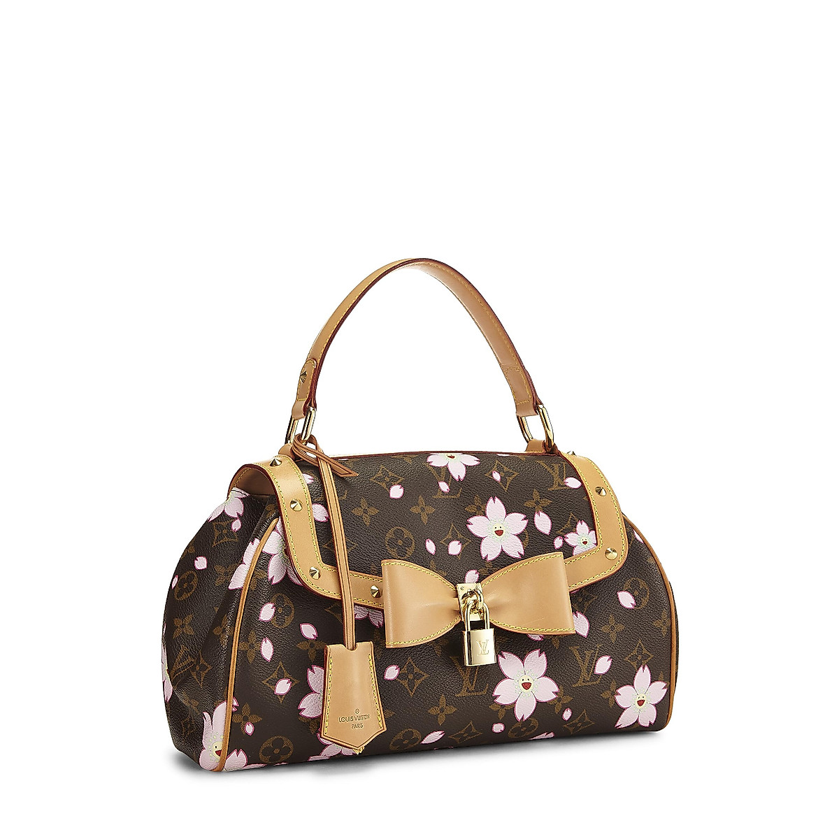 Louis Vuitton, Pre-Loved Takashi Murakami x Louis Vuitton Monogram Cherry Blossom Sac Retro PM, Brown