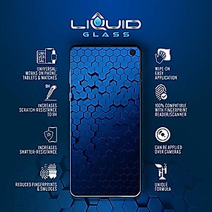 LIQUID GLASS Screen Protector Wipe On Scratch and Shatter Resistant Nano Protection for All Phones Tablets Smart Watches - Universal (New and Advanced)