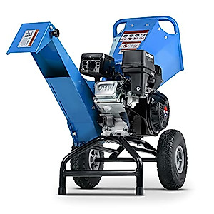 Landworks Wood Chipper Shredder Mulcher Heavy Duty Compact Rotor Assembly Design 3" Inch Max Capacity