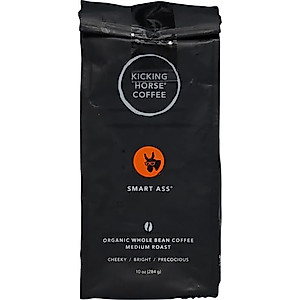 Kicking Horse Coffee, Smart Ass, Medium Roast, Whole Bean, 10 oz