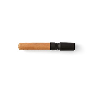 Rabbit 2-in-1 Muddler & Citrus Reamer, Beech Cocktail Muddler, Made from Solid Oiled, Wood/Black