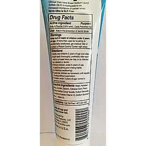 Verve Ultra SLS-Free Toothpaste with Fluoride, 4.5 oz. (Pack of 4)