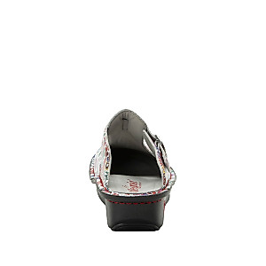 Alegria Women's Classic Ofrenda White Leather Clog 8-8.5 Medium Width US