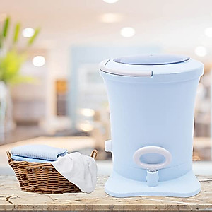 Mini Portable Washing Machine, Washer and Dryer, Foot Type Electricity Free Dehydrator Machine for Rv's/Camping/Apartments/Dorms/Exercise Clothing- Manual Non Electric