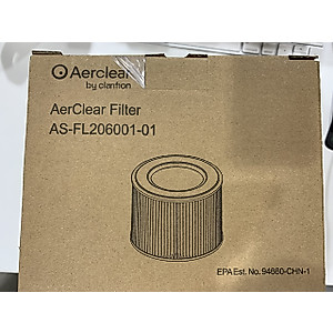 Clarifion AerClear Air Purifier Replacement Filter - Triple Filtration (Pre-Filter, HEPA Filter and Activated Charcoal Filter)