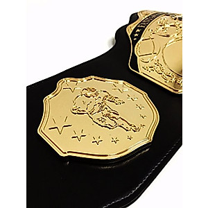 Undisputed Belts Fantasy Football Championship Belt Trophy - Spike (Black/Gold)