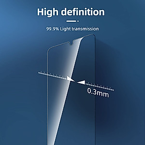 NEW'C 3 Pack Designed for Xiaomi Redmi Note 10 Pro, 10 Pro Max 4G, Tempered Glass Anti-Scratch, Anti-Fingerprints, 9H Hardness, 0.33mm Ultra Transparent, Ultra Resistant