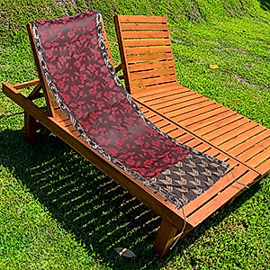 Sosoport 2 Sets of Folding Lounge Repair Cloth Anti-Gravity Chair Replacement Fabric Breathable Replacement Cloth