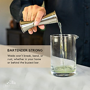 Bar Above Cocktail kit - Finished Japanese & Jigger Hawthorne Strainer