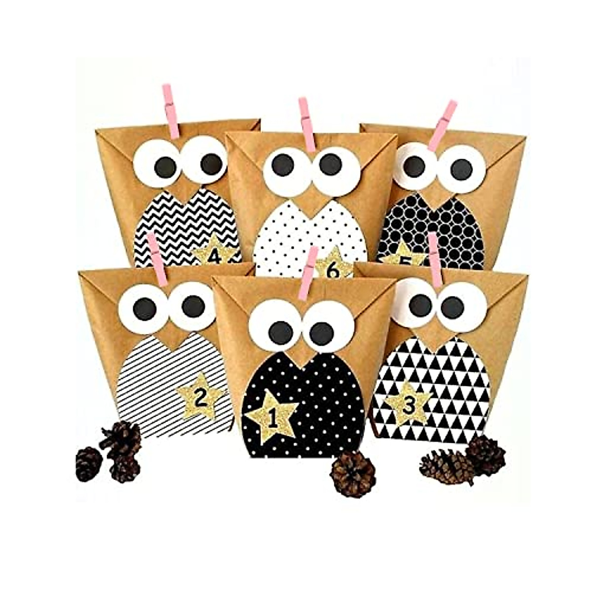 KIMOBER 1.77Inch Wooden Clothespins,Pink Craft Wood Clothes Pins Pegs Clips for Hanging Photos,Paper Crafts,100PCS