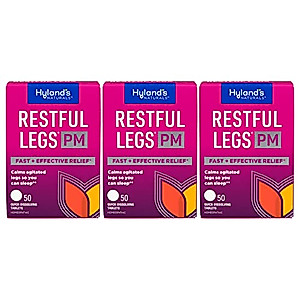 Hyland's Restful Legs PM Tablets 50 ea (Pack of 3)