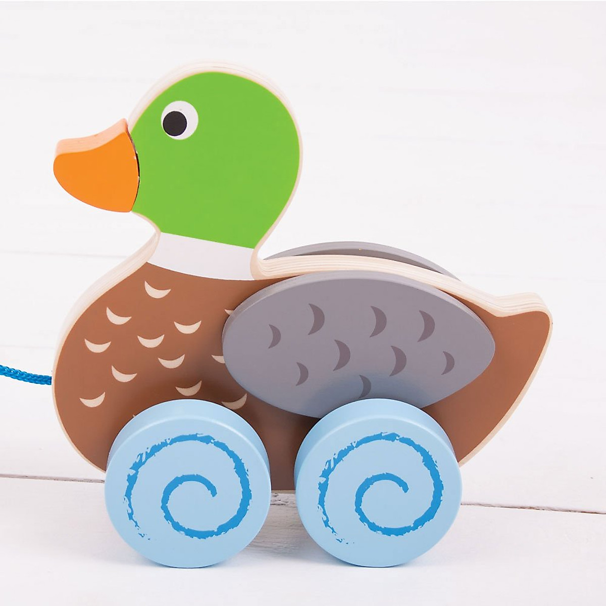 Bigjigs Toys Wooden Duck Pull Along Toy