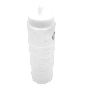 GARASANI 4 Hole Sauce Squeeze Condiment Bottles Dispenser (24oz - 700ml)