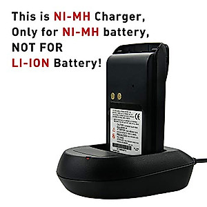 PMNN4071A NI-MH Battery Charger for Mag One BPR40 A8 Two Way Radios Desktop Charger(Not for Li-ion Battery!)