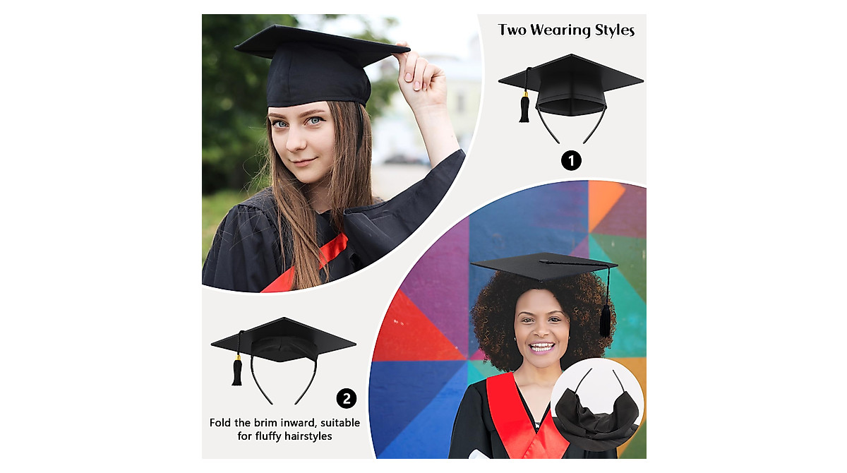 UQM Graduation Cap Headband - Secure Your Hairstyle