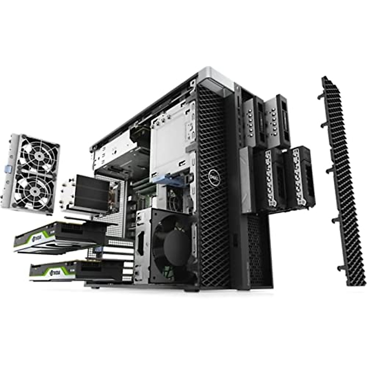 Dell Precision T7820 Workstation Desktop (2018) | Core Xeon Silver - 1TB SSD + 1TB SSD - 32GB RAM - RTX A4000 | 8 Cores @ 3.2 GHz - 8GB GDDR6 Win 11 Pro (Renewed)