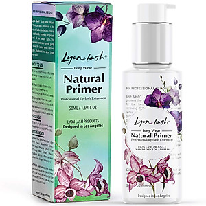 Lyon Lash Eyelash Extension Primer 1.7FL.OZ (50ml) / Cleanser/Protein & Oil Remover | Increase Adhesive Bonding Power & Retention | Pretreatment for Semi Permanent Eyelashes Extensions Glue Supplies