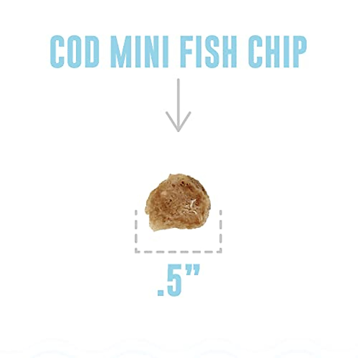 Icelandic+ Plus Mini Cod Fish Chips Training Dog Treat, 3oz Bag