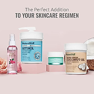 NatureWell Clinical Retinol + Super Beauty Bundle, Retinol Advanced Moisturizer + Super Beauty Moisturizer, Non-Greasy, Ultimate Hydration, For Face & Body, 16 Oz Each