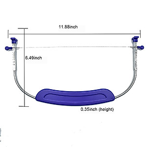 Cake Leveler, Caliamary Adjustable Cake Leveler & Slicer Cutter, Layer Cake Decorating Leveler Cutter Slicer with Stainless Steel Wires and Handle, Baking Tools for 10 Inch Cake, 11.8 x 6.5 inches