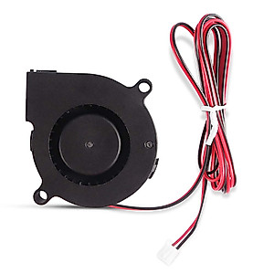 AiTrip 2Pcs 12V DC Brushless Blower Cooling Fan 50x50x15mm Fans for 3D Printer Humidifier Aromatherapy and Other Small Appliances Series Repair Replacement