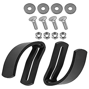 Caltric Snow Plow Skid Shoes Compatible with John Deere LA165 LA175 X110 X120 X165