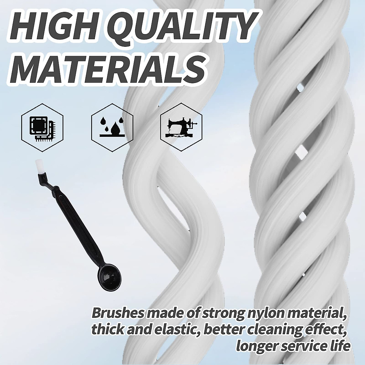 2 Pack Coffee Brush Set -Espresso Machine Cleaning Brush Kit - Ideal for Coffee Grinder and Coffee Machine Maintenance