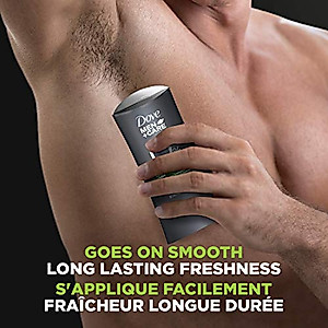 DOVE MEN + CARE Deodorant Stick for Aluminum free deodorant Lime+Sage Naturally Derived Plant Based Moisturizer, 2.6 Ounce (Pack of 4)