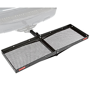 Rage Powersports 60" Folding Bumper Hitch Cargo Carrier Tray