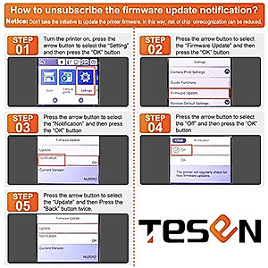 TESEN Remanufactured 212XL Ink Cartridge Replacement for Epson T212 T212XL 212 XL to use with Expression Home XP-4100 XP-4105 Workforce WF-2850 WF-2830 Printer 5 Pack