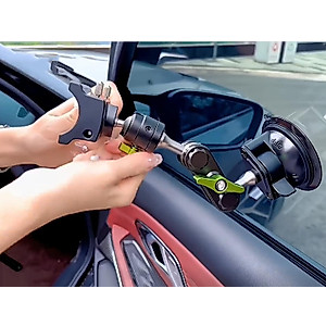 Universal Ball Head Arm for Phone Suction Cup Phone Holder 360° Rotating Car Phone Holder Mount for Car Dashboard Windshield Vehicle Sunroof Compatible with iPhone & Samsung and Other Mobile Phones