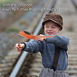 4 Pack Airplane Toys, Upgrade 17.5" Large Throwing Foam Plane, 2 Flight Mode Glider Plane, Flying Toy for Kids, Gifts for 3 4 5 6 7 Year Old Boy, Outdoor Sport Toys Birthday Party Favors Foam Airplane