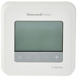 HONEYWELL TH4110U2005/U HONEYWELL-TH4110U2005/U-T4 Pro Thermostat, Programmable or Non-Programmable, 1H/1C, White