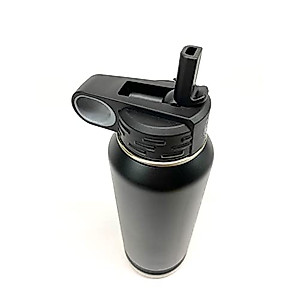 Jiu Jitsu Kid 32 ounce black insulated water bottle