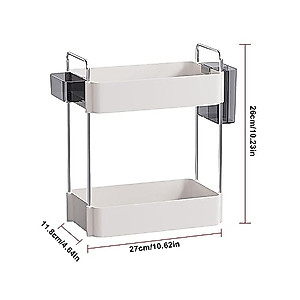 Undersink Organizers, Tainless Under Sink Organizer Shelf With Hooks, Under Sink Storage Kitchen Organiser, Bathroom Counter Organization, Under Sink Organiser Kitchen, Pull Out Medicine Cabinet