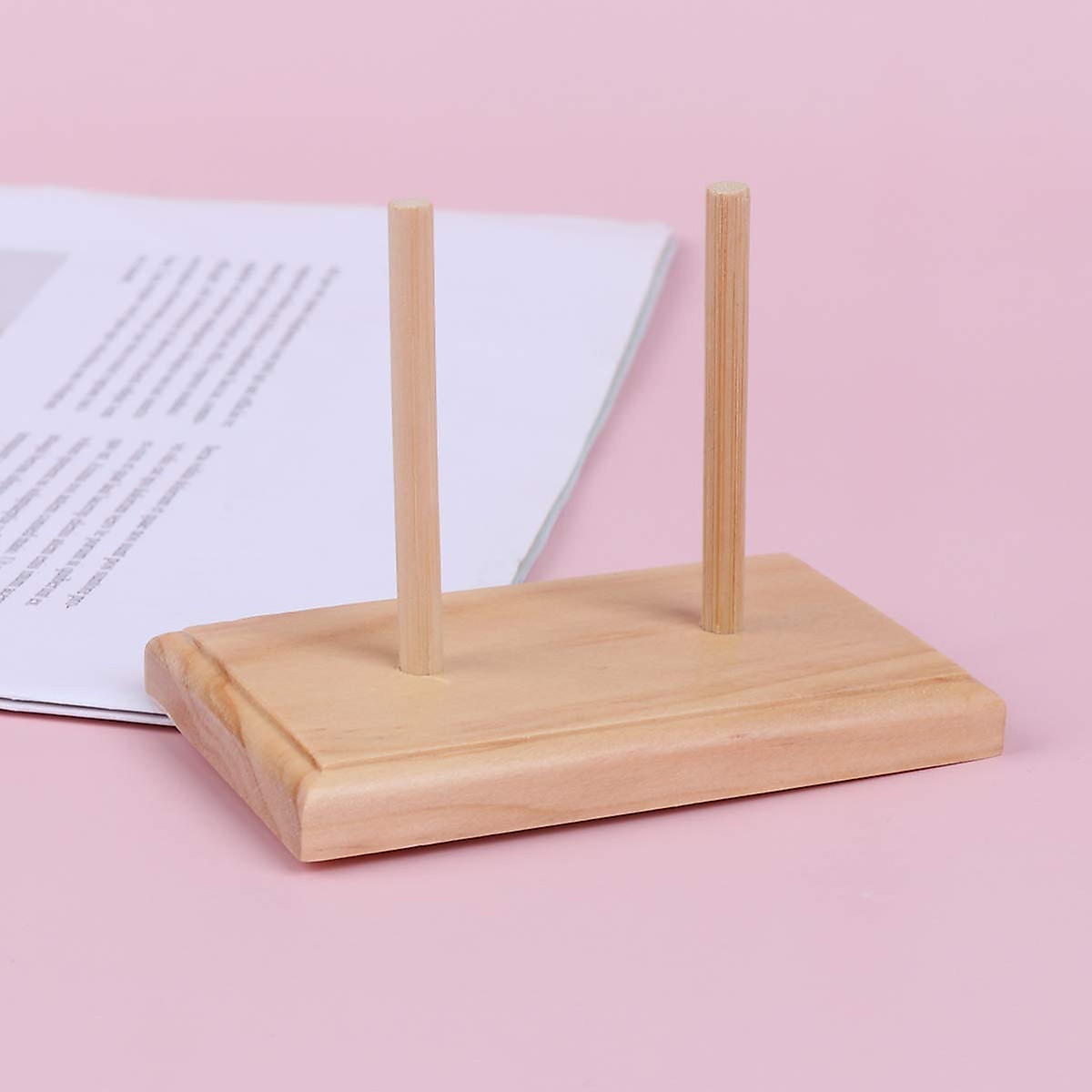 1pc Embroidery Line Tool Holder Hair Braiding Tools Quilting Spool Wood Embroidery Thread Holder Wooden Thread Holder Wooden Spool Organizer Thread Embroidery Bamboo Conical