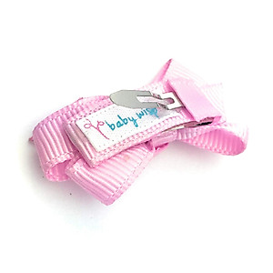 Baby Wisp 5 pc Tiny Hair Bows Newborn Infant Toddler Baby Girl Hair Accessory Hair Clips Gift Set - Sand Castle