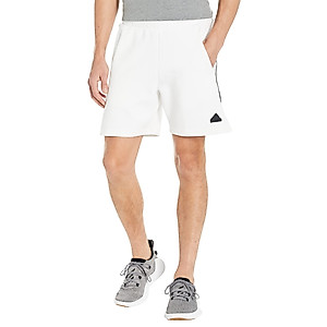 adidas Men's Future Icon 3-Stripes Shorts, White, X-Large