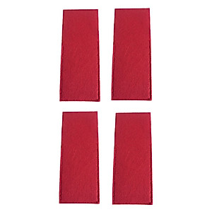 Ochine 4Pcs Christmas Cutlery Holders, Christmas Tree Snowflake Pattern Silverware Holders, Xmas Hat Tableware Cutlery Bags Christmas Pocket Knifes Forks Holders Dinnerware Christmas Decorations