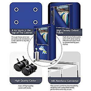 Portable Dryer 1600W-67 Inch Clothes Dryer,Foldable 3-Tier Electric Clothes Drying Rack,Energy Saving (Anion) Clothing Dryers Digital Automatic Timer Airer for Apartment House RV