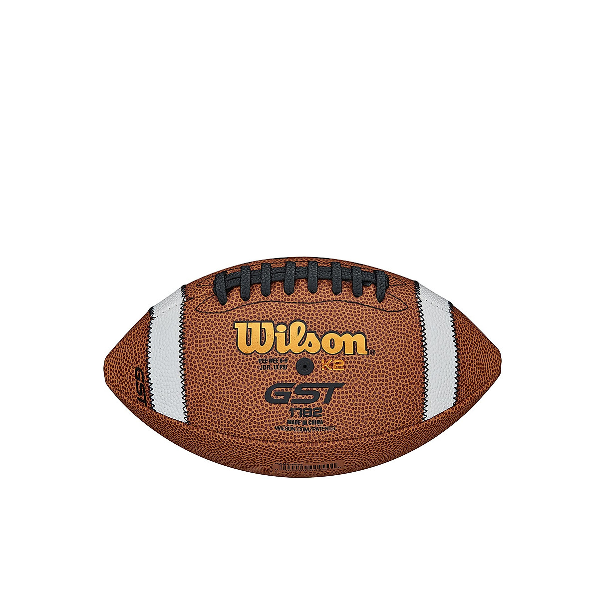 Wilson GST Composite Football - PeeWee Size, Tan