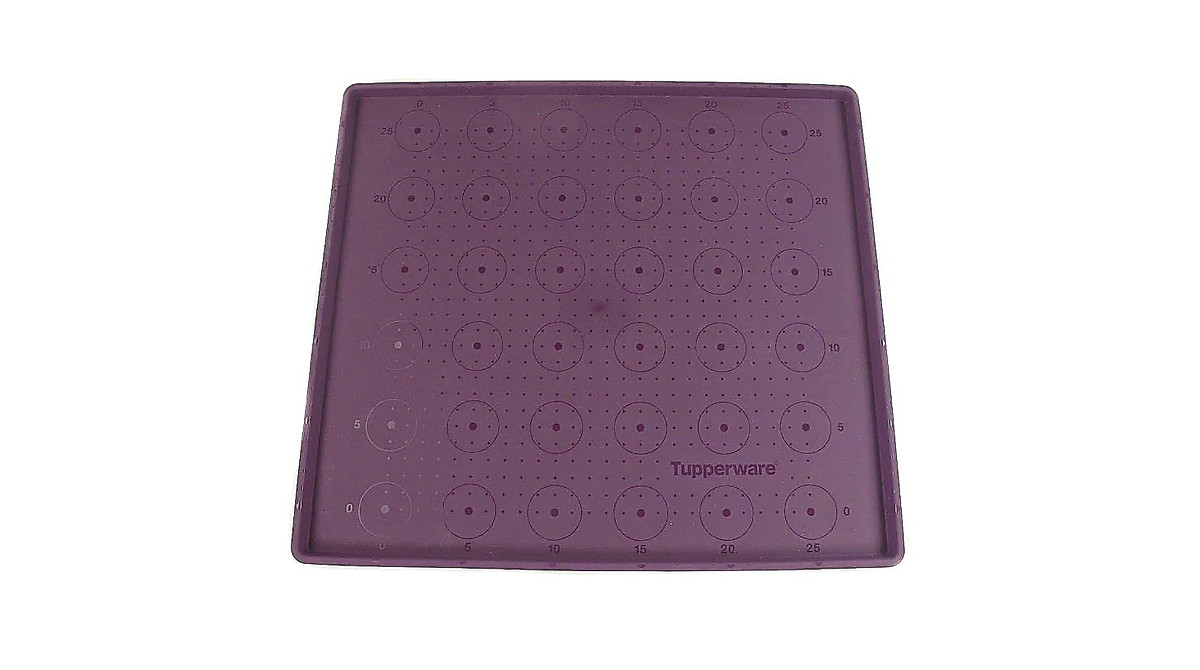 Tupperware Purple Silicone Baking Mat for Cookies & Biscuits