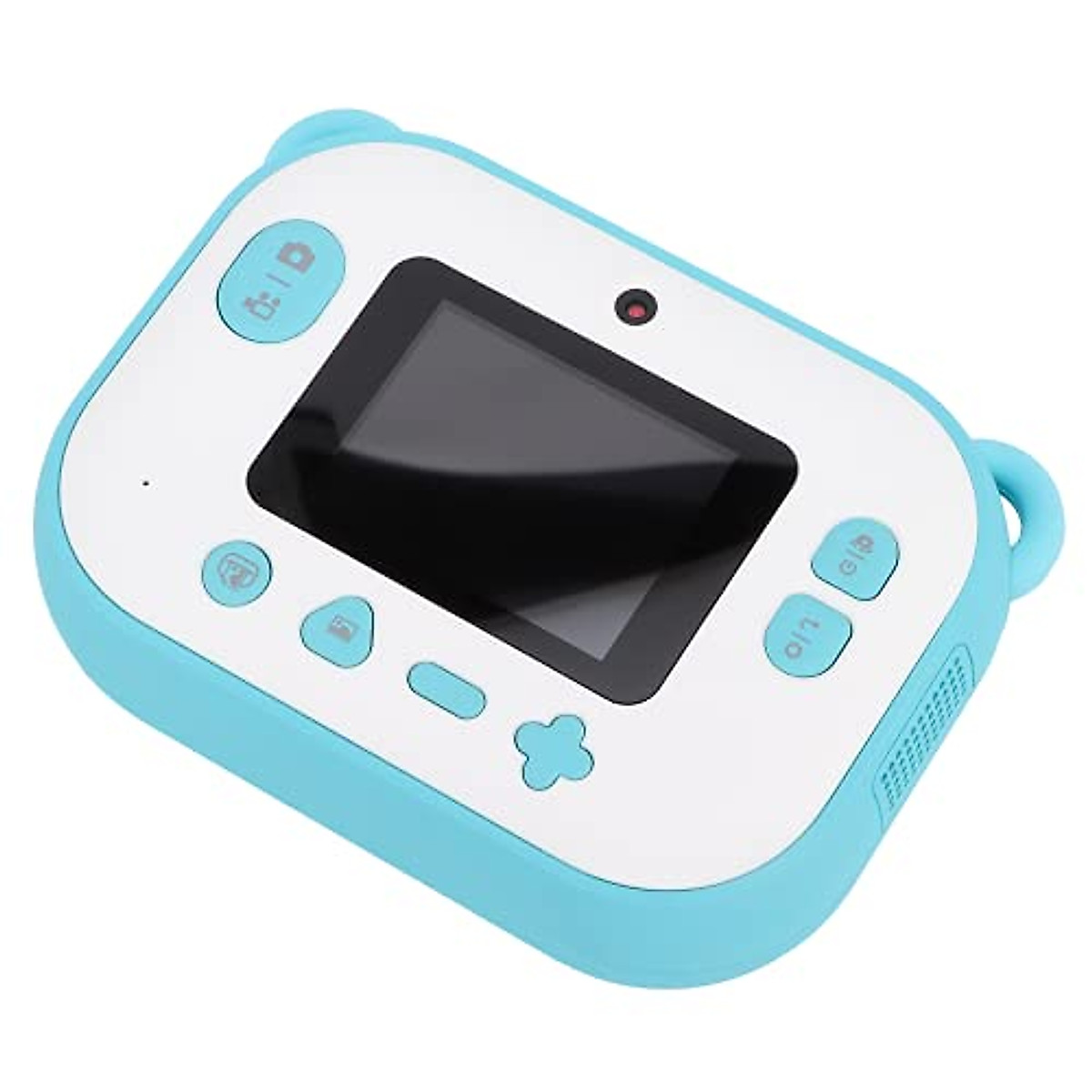 Print Out Camera, Photos Appear Immediately Small Portable One-Click Printing Kids Camera Prints Photos Easily Grasp for Kids for Outdoor(Blue)